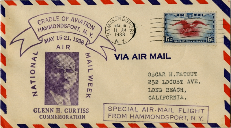 Objects | airmail flight cover: National Air Mail Week, May 15-21, 1938 ...
