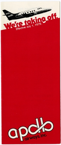 Objects | timetable: Apollo Airways | SFO Museum