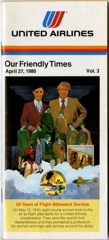 Objects | timetable: United Airlines | SFO Museum