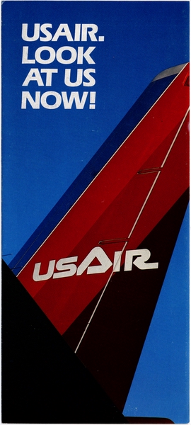 Objects | brochure: USAir, general service | SFO Museum