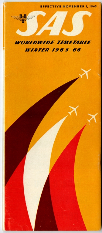 Objects | timetable: Scandinavian Airlines System (SAS), winter ...