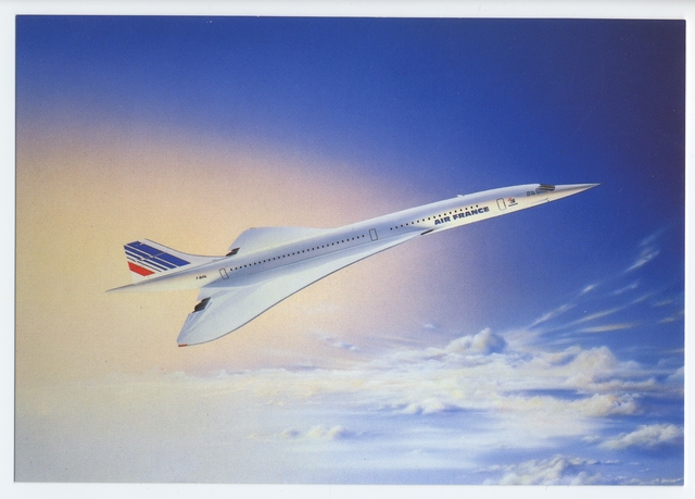 Objects | flight information packet: Air France, Concorde | SFO Museum