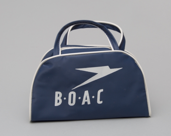 Objects | miniature airline bag: British Overseas Airways Corporation ...