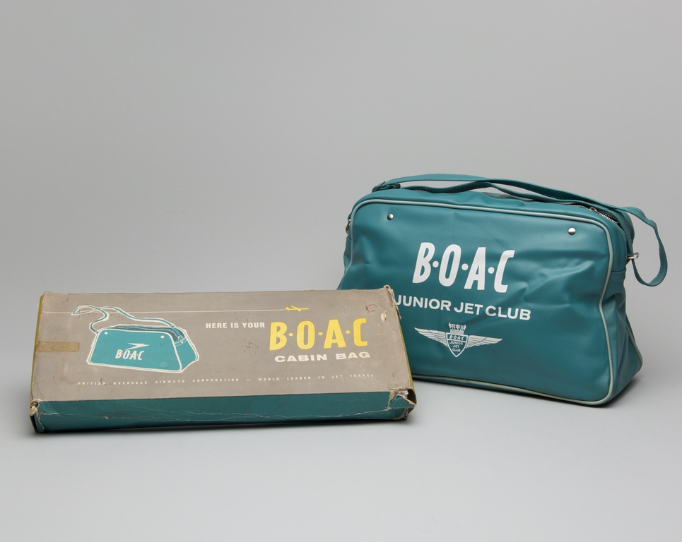Objects | airline bag with box: British Overseas Airways Corporation ...