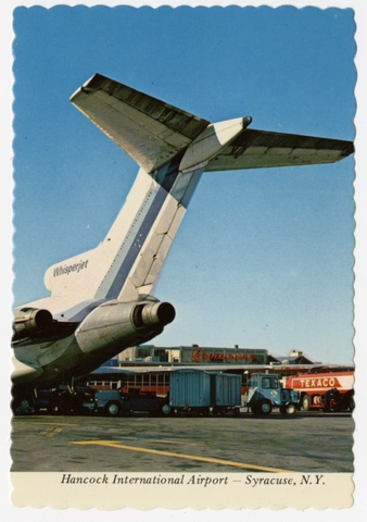 Objects | postcard: Eastern, Boeing 727 Whisperjet | SFO Museum