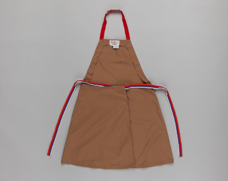 Objects | flight attendant apron: United Airlines | SFO Museum