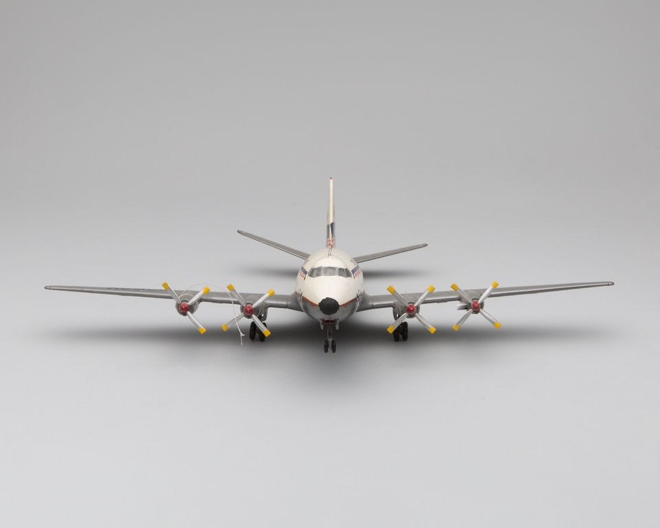Objects | model airplane: Continental Air Lines, Vickers Viscount | SFO ...