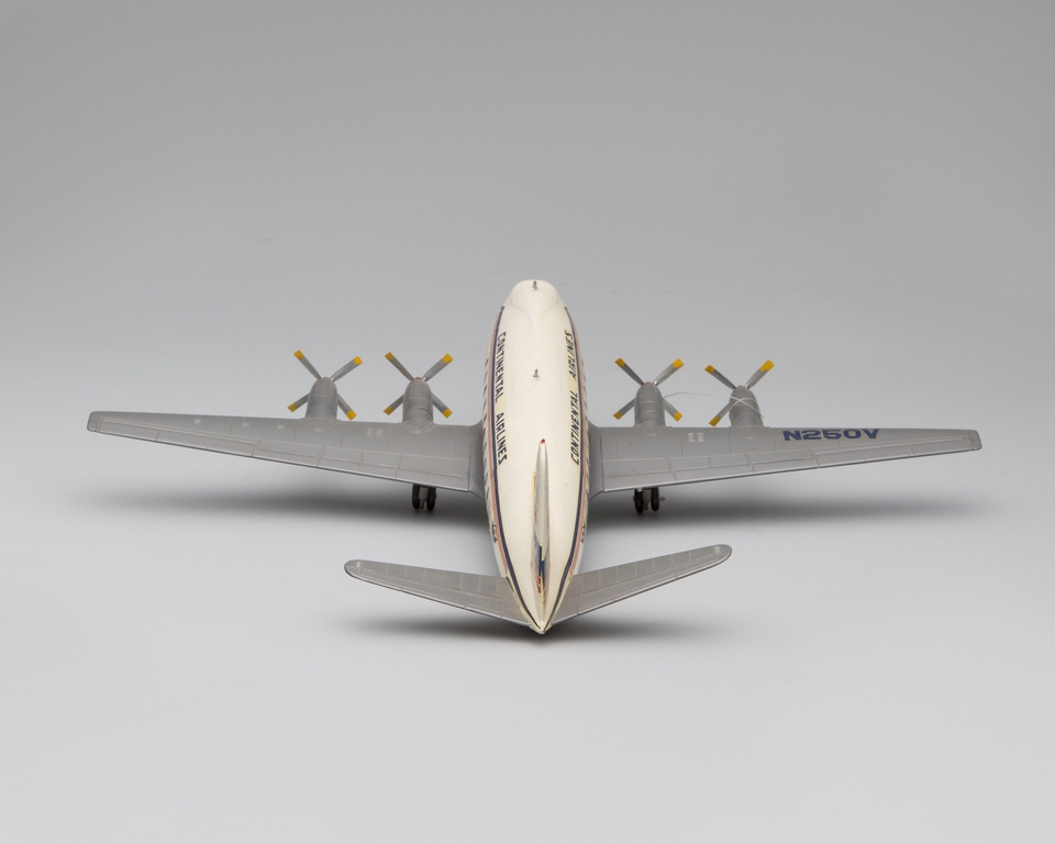 Objects | model airplane: Continental Air Lines, Vickers Viscount | SFO ...