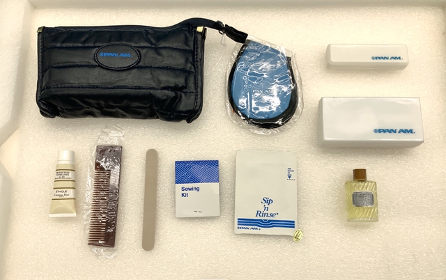 Objects | amenity kit: Pan American World Airways | SFO Museum