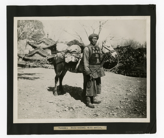 Objects | photograph: mail service in China | SFO Museum