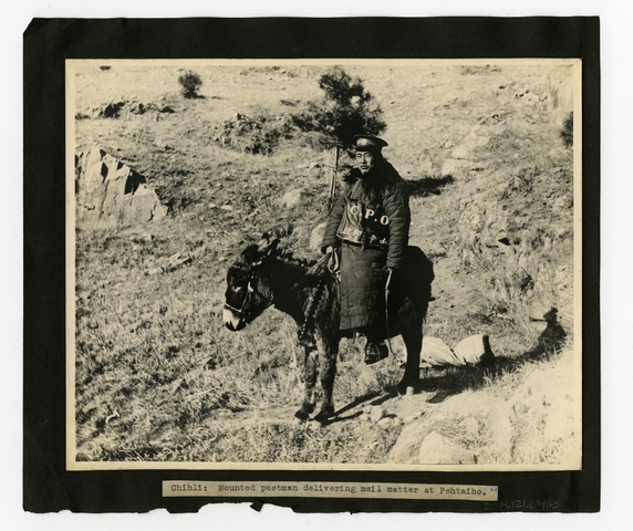 Objects | photograph: mail service in China | SFO Museum