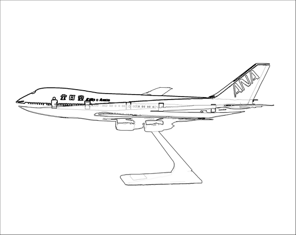 Boeing 747 Coloring Page Boeing 747 Coloring Page #493511